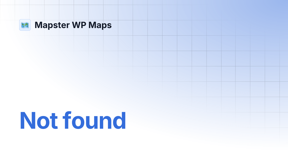 Print Control | Mapster WP Maps